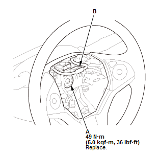 Honda HR-V - Steering Wheel Removal and Installation - Steering System