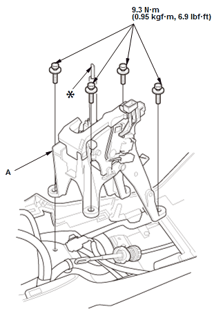 Honda HR-V - Shift Lever Removal and Installation (CVT) - Continuously ...