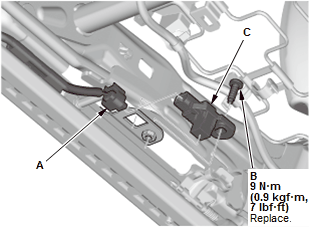 Honda HR-V - Driver's Seat Position Sensor Removal and Installation ...