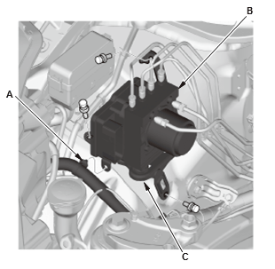Honda HR-V - VSA Modulator-Control Unit Removal and Installation - VSA ...