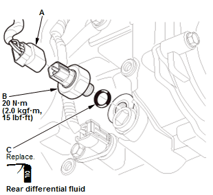 Honda HR-V - Rear Differential Breather Box and Hose Removal and ...