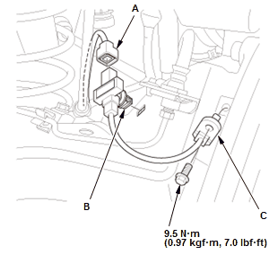 Honda HR-V - Wheel Speed Sensor Removal and Installation - VSA System