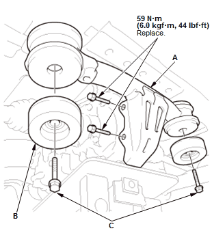 Honda HR-V - Rear Differential Mount Removal and Installation (AWD ...