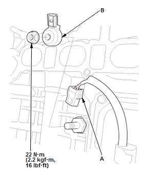 Honda HR-V - Knock Sensor Removal and Installation - Engine Control ...