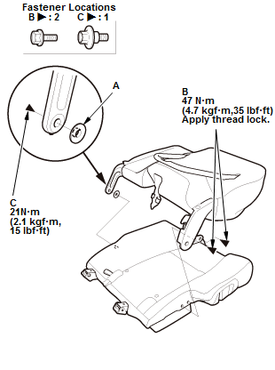 Honda HR-V - Rear Seat Disassembly And Reassembly - Inputs and Outputs
