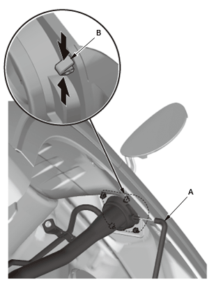 Honda HR-V - Fuel Cap Adapter Removal and Installation - Exterior Trim