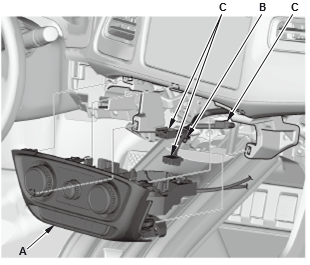 Honda HR-V - Heater Control Panel Removal and Installation - HVAC System
