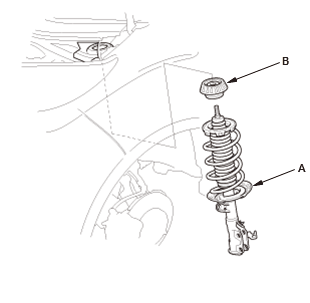 Honda HR-V - Front Damper/Spring Removal and Installation - Suspension ...
