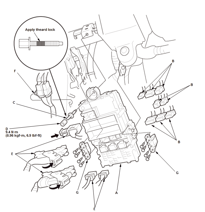 Honda HR-V - Under-Dash Fuse/Relay Box Removal and Installation ...